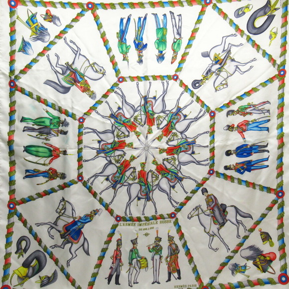 Hermes | Accessories | Hermes Hermes Scarf Carre 9 L Armee Imperiale ...